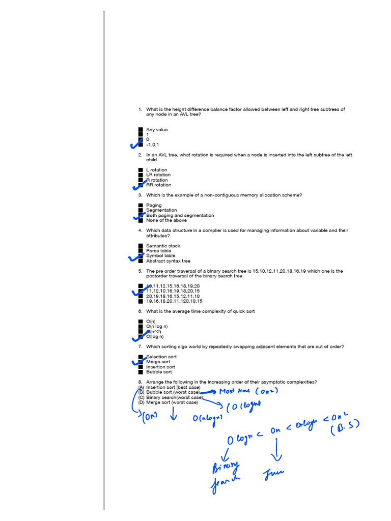 Dsatest Pdf Queue Abstract Data Type Algorithms And Data Structures