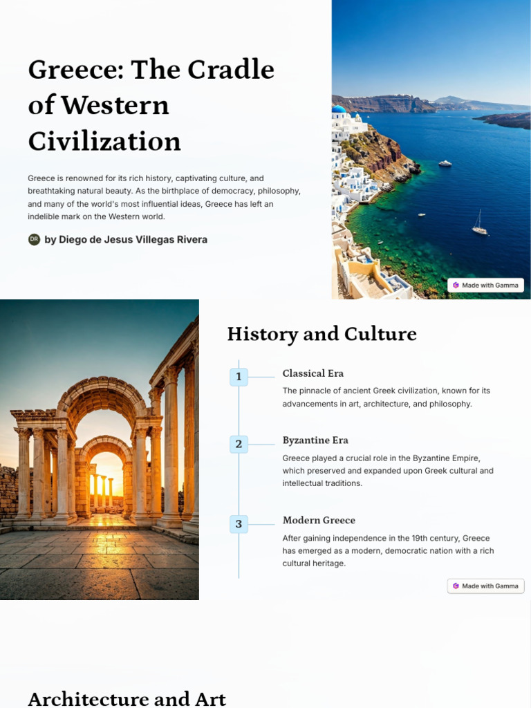 Greece The Cradle of Western Civilization | PDF | Greek Mythology | Greece