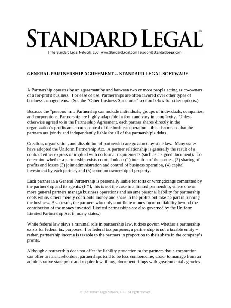 Introduction | PDF | Partnership | Limited Liability Company
