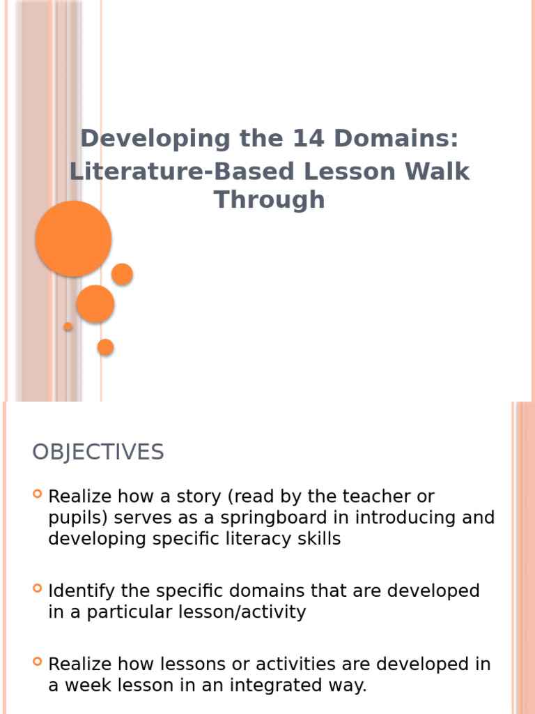 Session 5-Developing The 14 Domains | PDF
