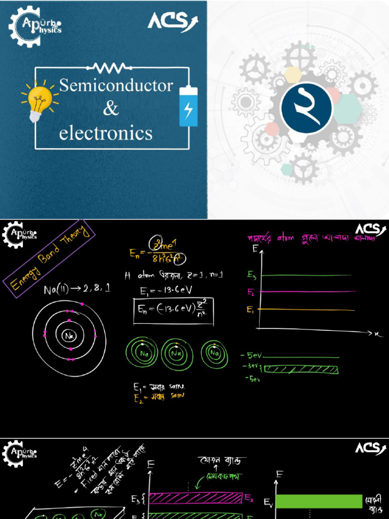 Semiconductor Lecture Sheet | PDF