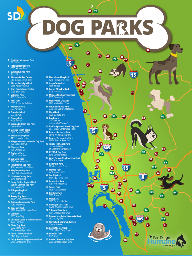 Leash Free County Dog Park Map | PDF
