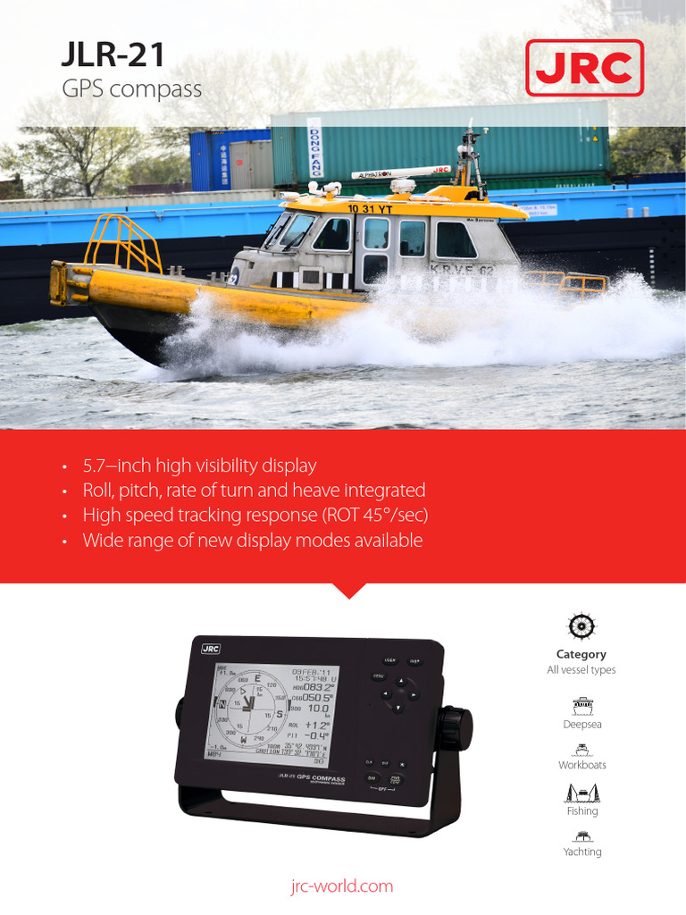 162-CompSat JRC JLR-21 - Brochure 11-8-2021 | PDF | Compass | Global ...