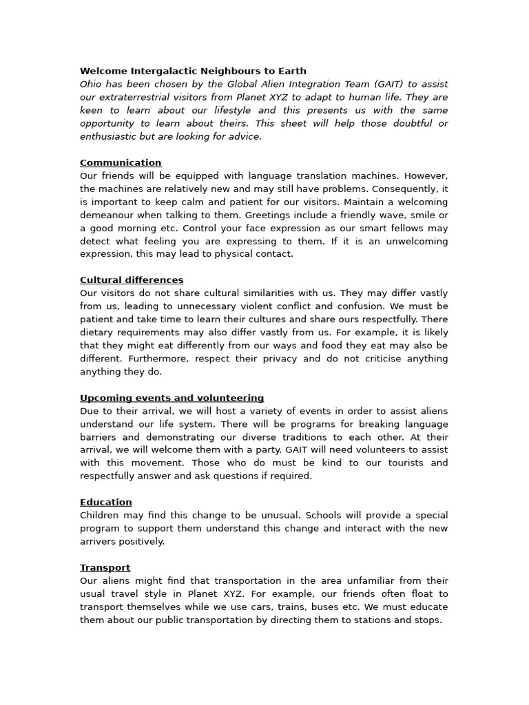 Writing | PDF | Extraterrestrial Life | Human Communication