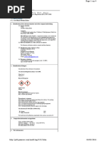 MtBE Safety Data Sheet Overview | PDF | Toxicity | Materials