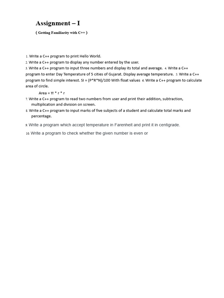 Assignment 01 | PDF Assignment 01 | PDF