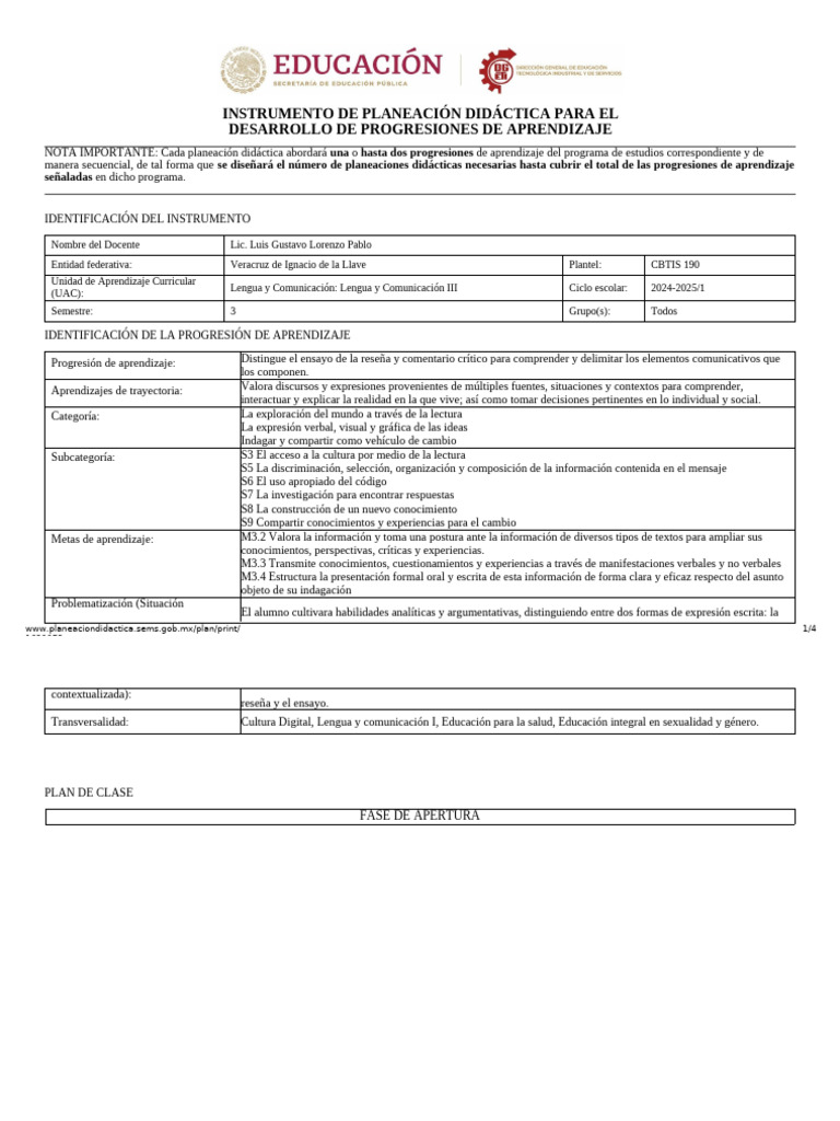 Progresion 2 | PDF | Evaluación | Aprendizaje