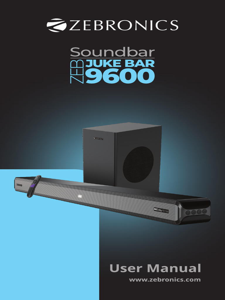 ZEBRONICS sound bar | PDF