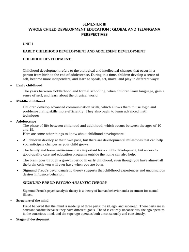 Whole Child Development Insights | PDF | Psychological Resilience ...