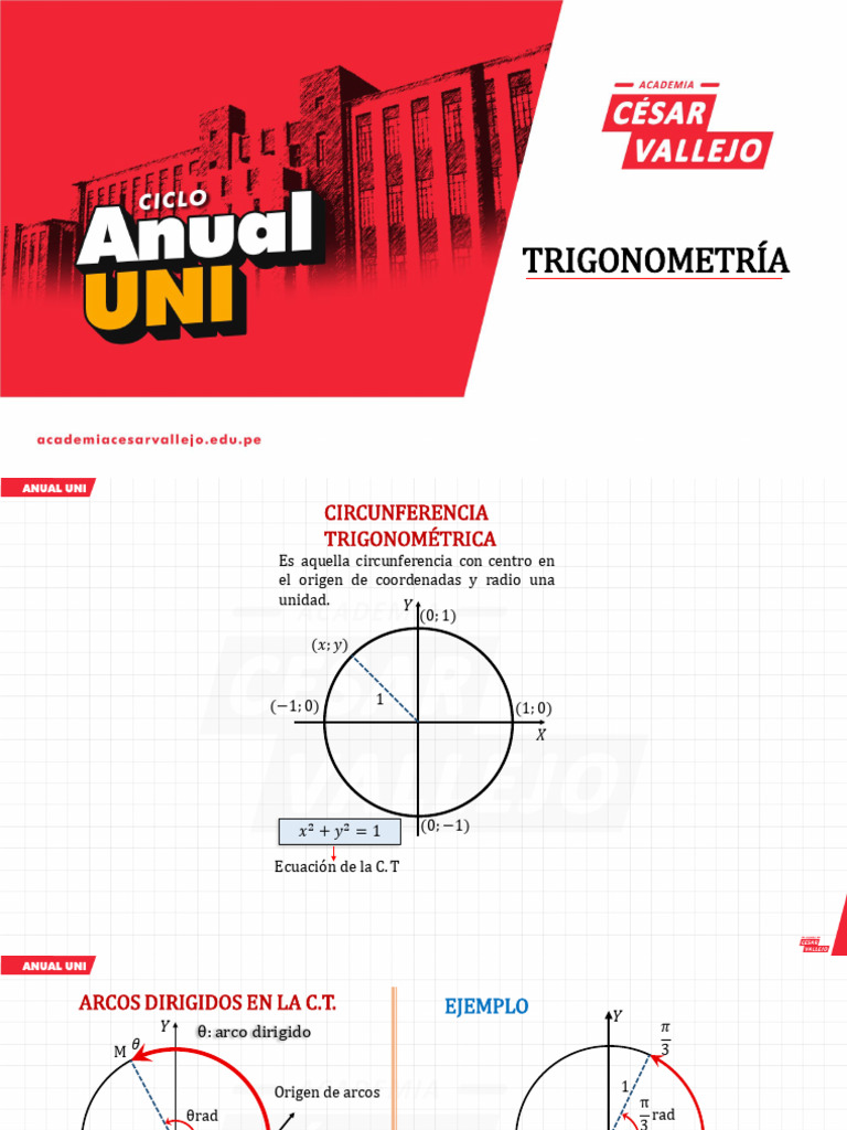 SEM21 Trigo | PDF | Trigonometría | Funciones trigonométricas