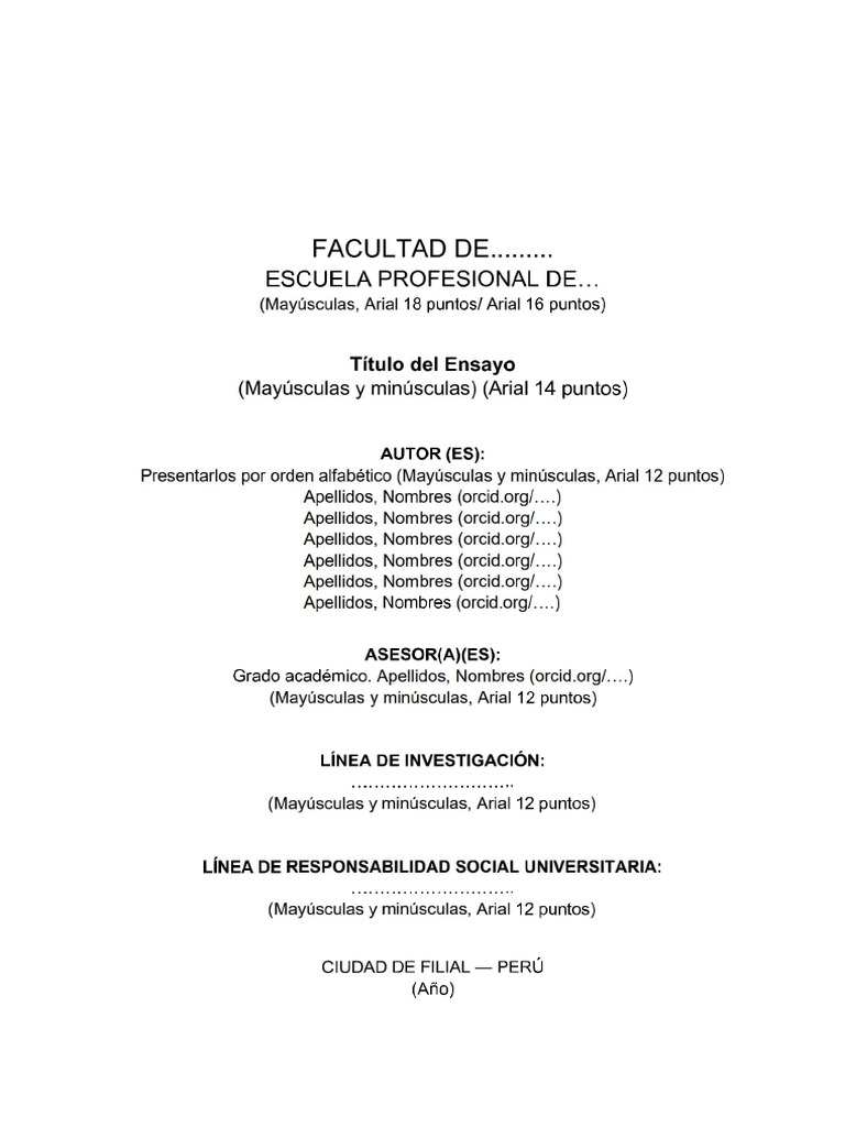 Guia Ensayo MSV | PDF