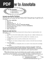 Annotation Symbols | PDF
