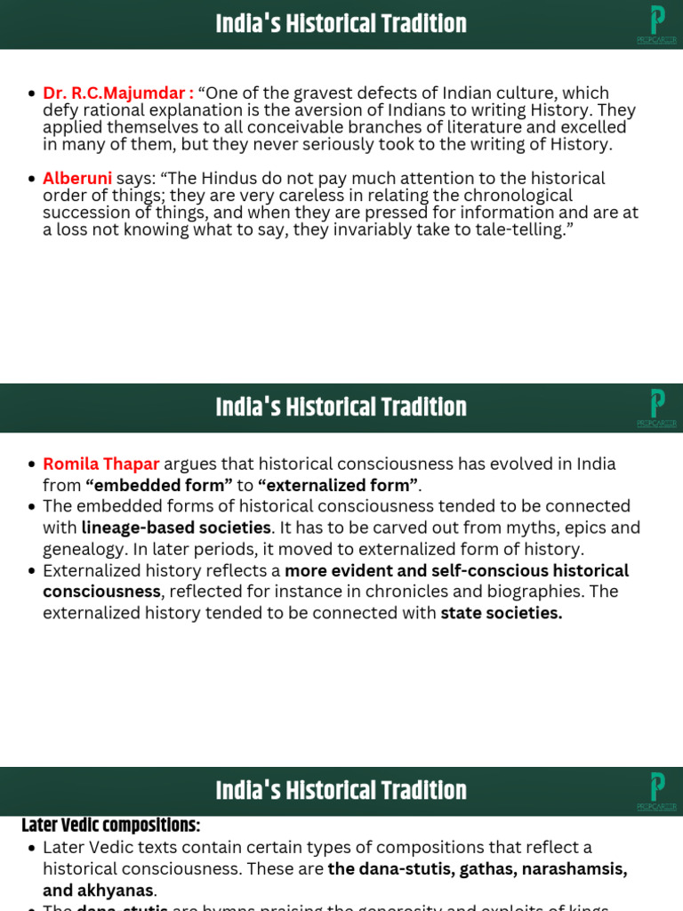 AEP Historiography Compilation On India's Historical Tradition 1 | PDF ...
