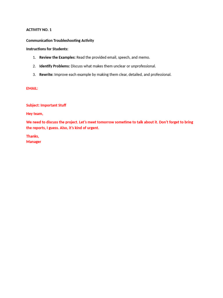 ELS 139 Activity No. 1 | PDF