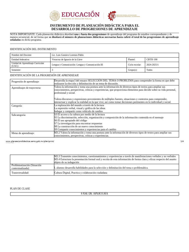 Progresion 7 | PDF | Aprendizaje | Evaluación