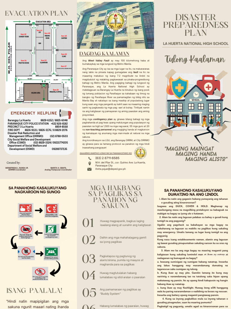 Disaster Preparedness Plan | PDF