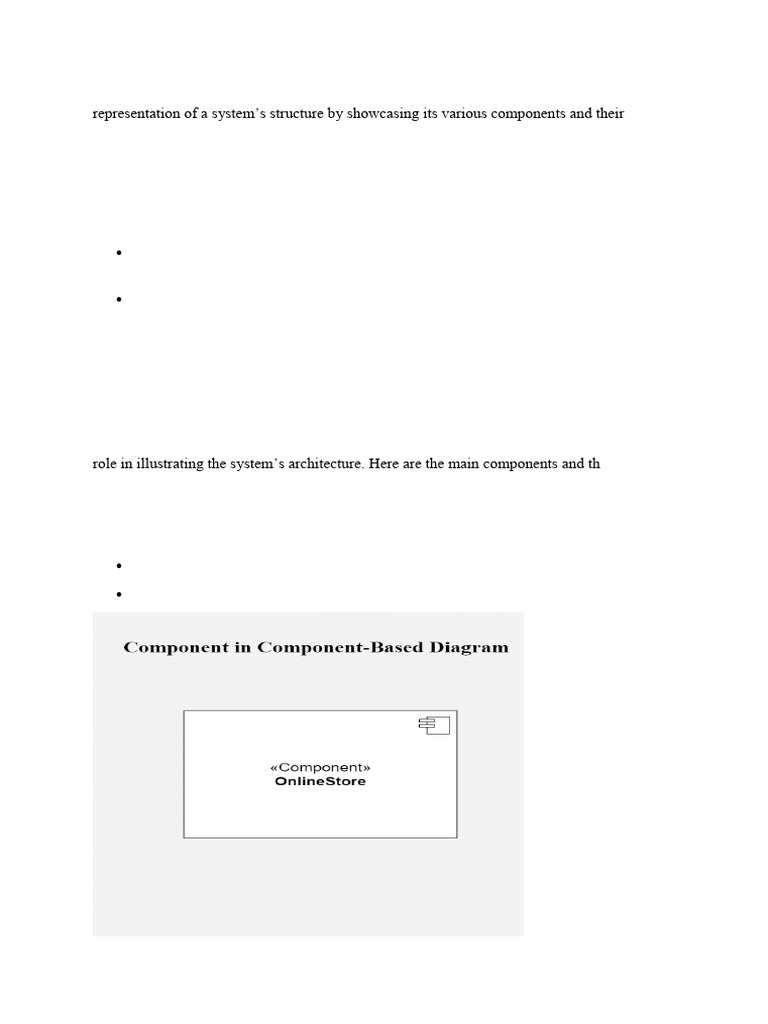 Component diagram | PDF | Unified Modeling Language | System