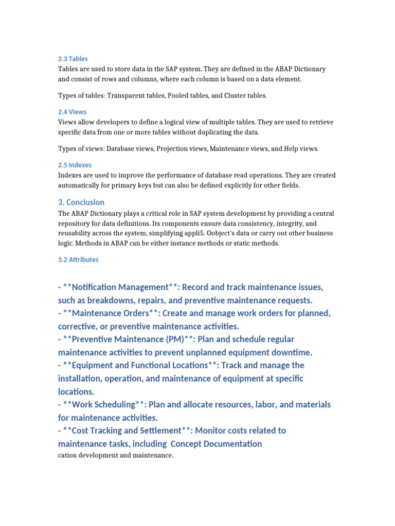 ABAP_Dictionary_Documentation | PDF