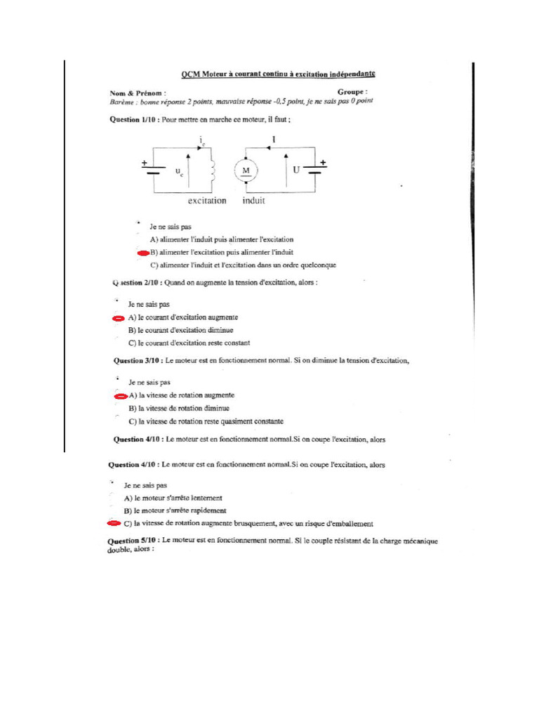 moteur a courant continu | PDF