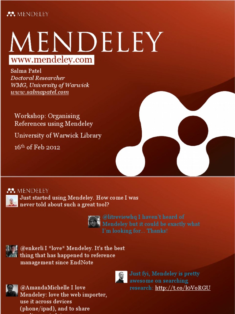 Mendeley Workshop for iPad Users | PDF | Portable Document Format ...