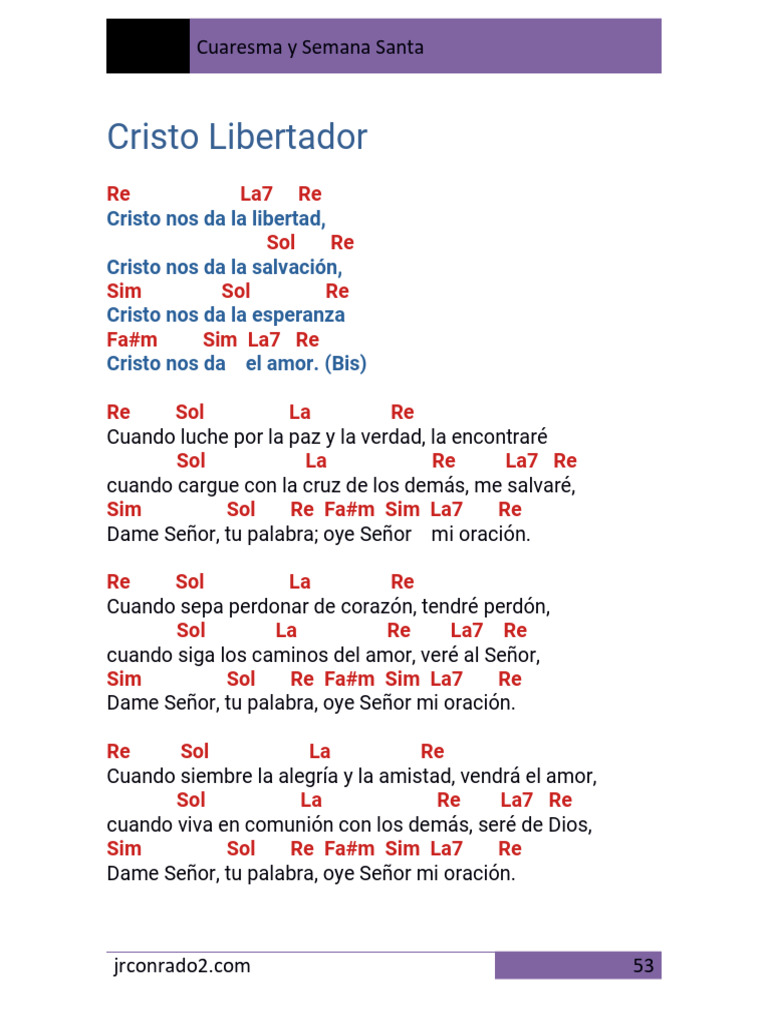 Cristo-Libertador-Acordes | PDF