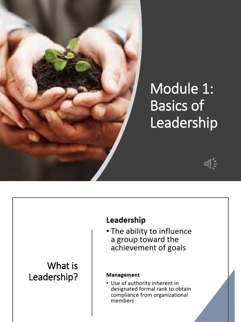 Module 1 KOGS Leadership Training | PDF | Leadership | Social Psychology