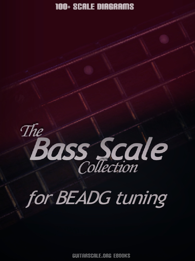 Bass Scales for BEADG Tuning | PDF | Scale (Music) | Minor Scale