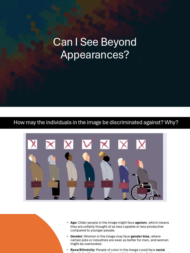 can i see | PDF | Stereotypes | Bias