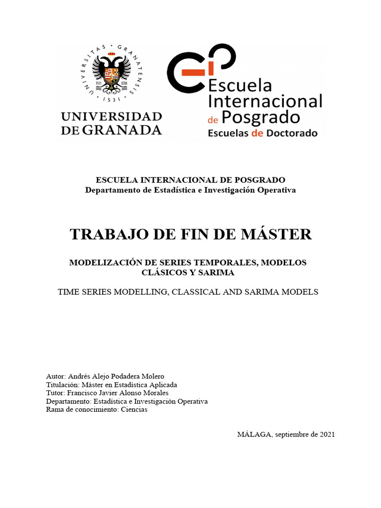 TFM PodaderaMolero | PDF | Modelo autorregresivo | Bancos