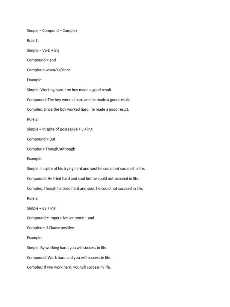 Transformation of Sentences | PDF | Verb | Sentence (Linguistics)