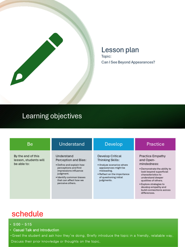 Lesson Plan | PDF