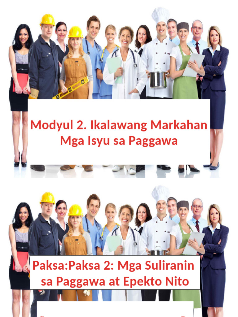 Isyu Sa Paggawa 2 | PDF