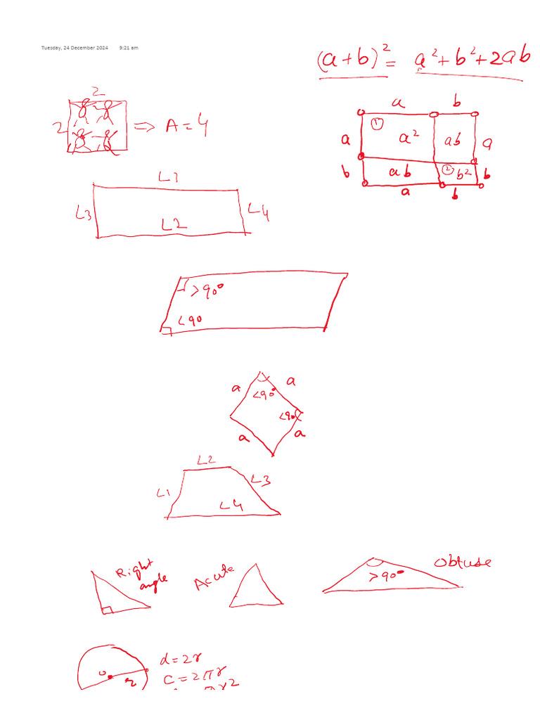 25 - 12 - 2024 - Basic Geometry | PDF