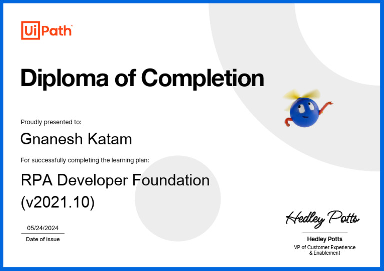 Rpa Developer Foundation | PDF