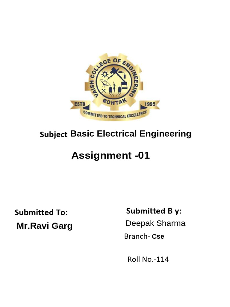 Programming & Electrical Assignments | PDF
