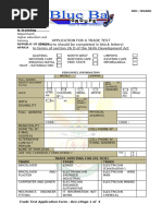 NATTB Trade Test Application Form | PDF | Payments | Banks