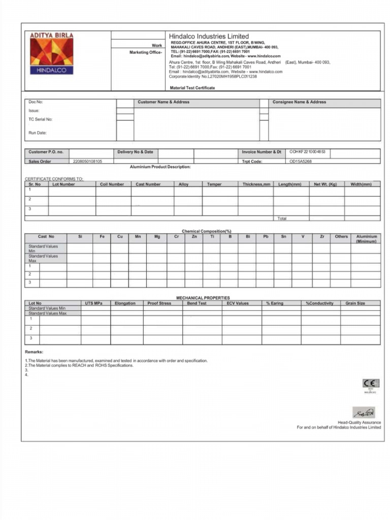 Dorabot - Io - 1737183084 - Hindalco Format1 | PDF
