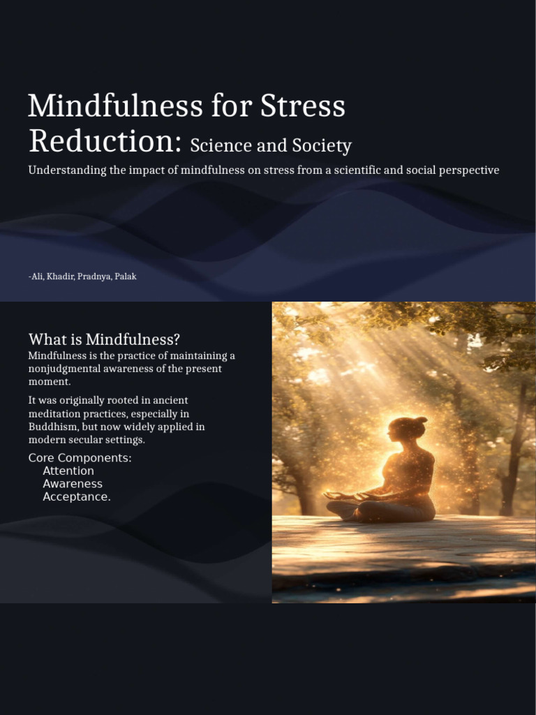 Mindfulness | PDF | Mindfulness | Stress (Biology)