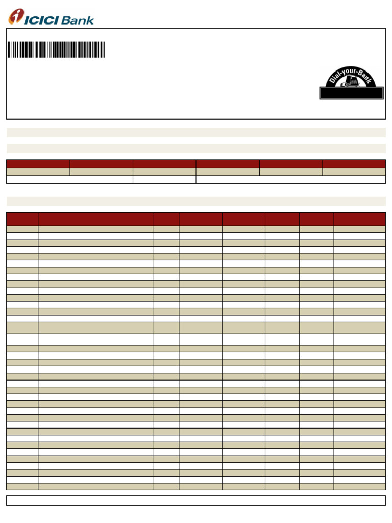 August 2021 ICICI Bank Account Statement | PDF | Banks | Economies