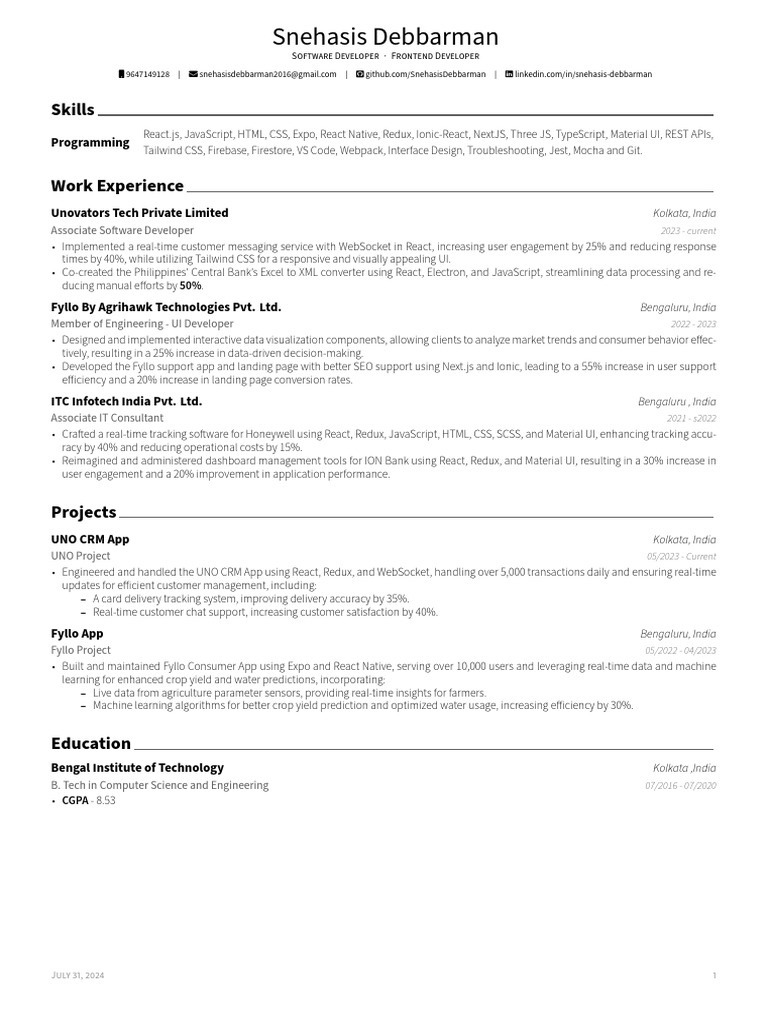 snehasis_debbarman | PDF | Customer Relationship Management | User Interface