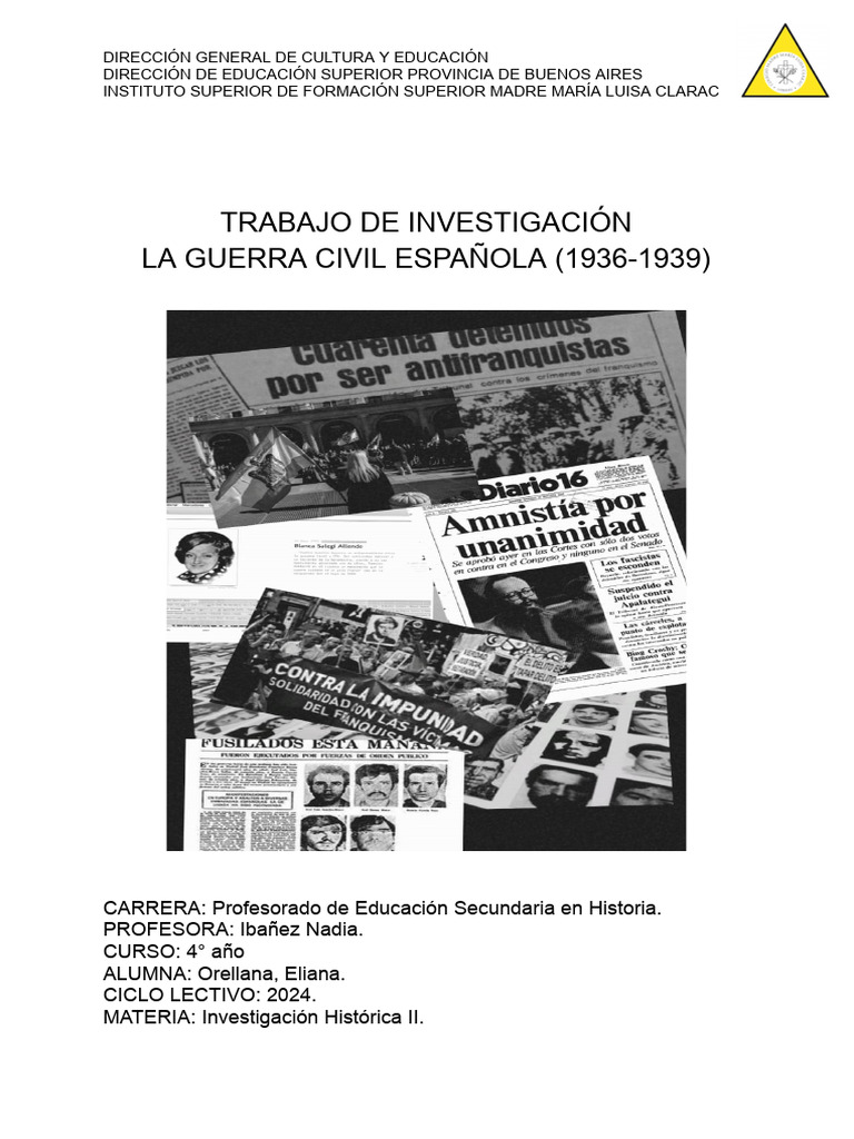 Memoria y Olvido en la Guerra Civil Española | PDF | guerra civil ...