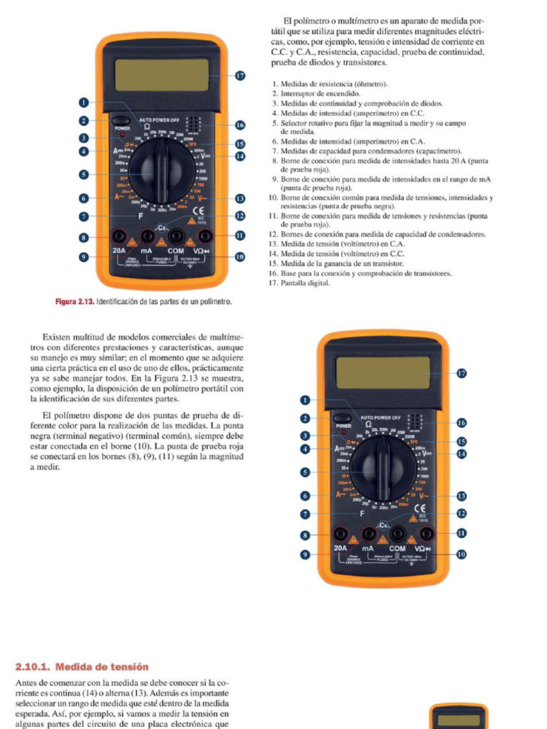 09 - Uso Del Multimetro | PDF