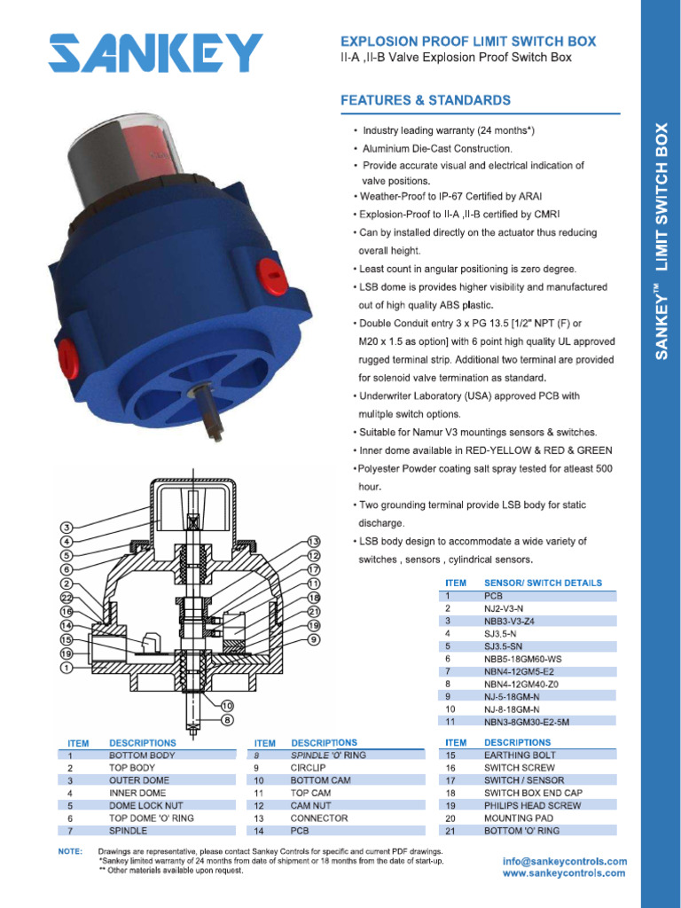 Series EX-001 LSB Specs | PDF