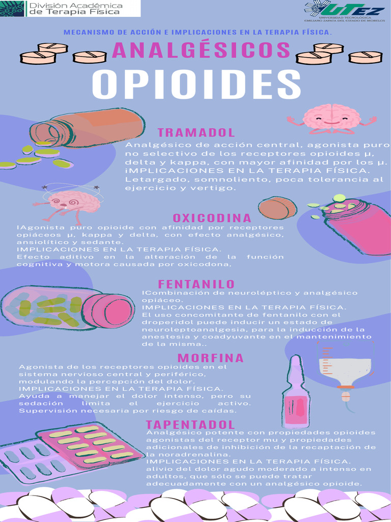Infografia Analgésicos Opioides | PDF | Analgésico | Opioide