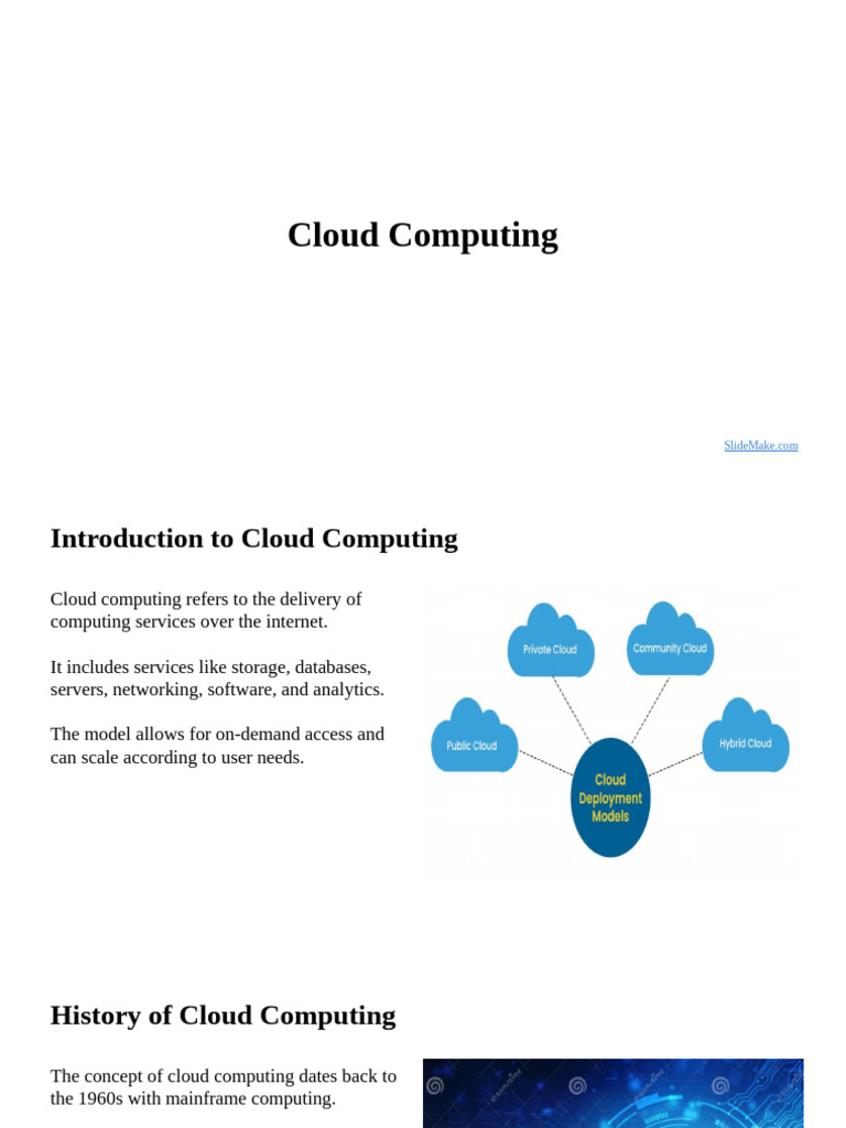 Cloud Computing | PDF | Cloud Computing | Software As A Service