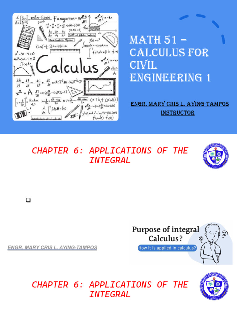 MATH 51 LECTURES VII. APPLICATIONS OF THE INTEGRAL Area Between Curves ...