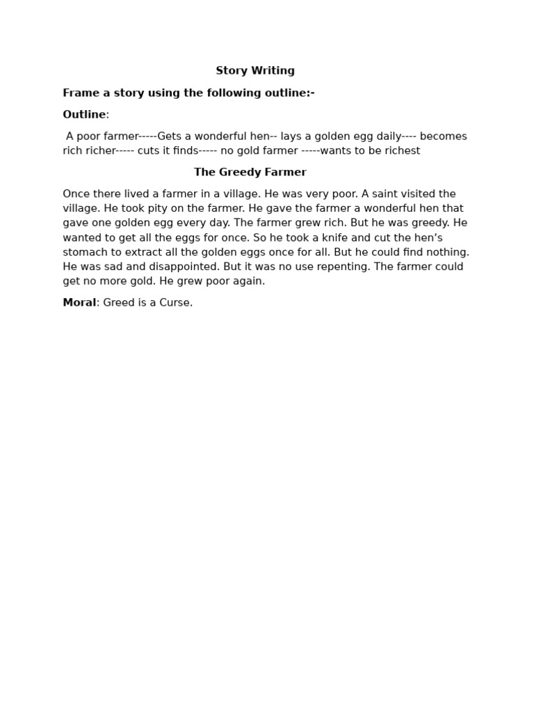 Story Writing | PDF