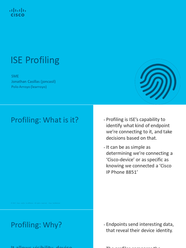 27.Introducing ISE Profiling B.The Need for Profiling | PDF | Domain Name System | Networking ...