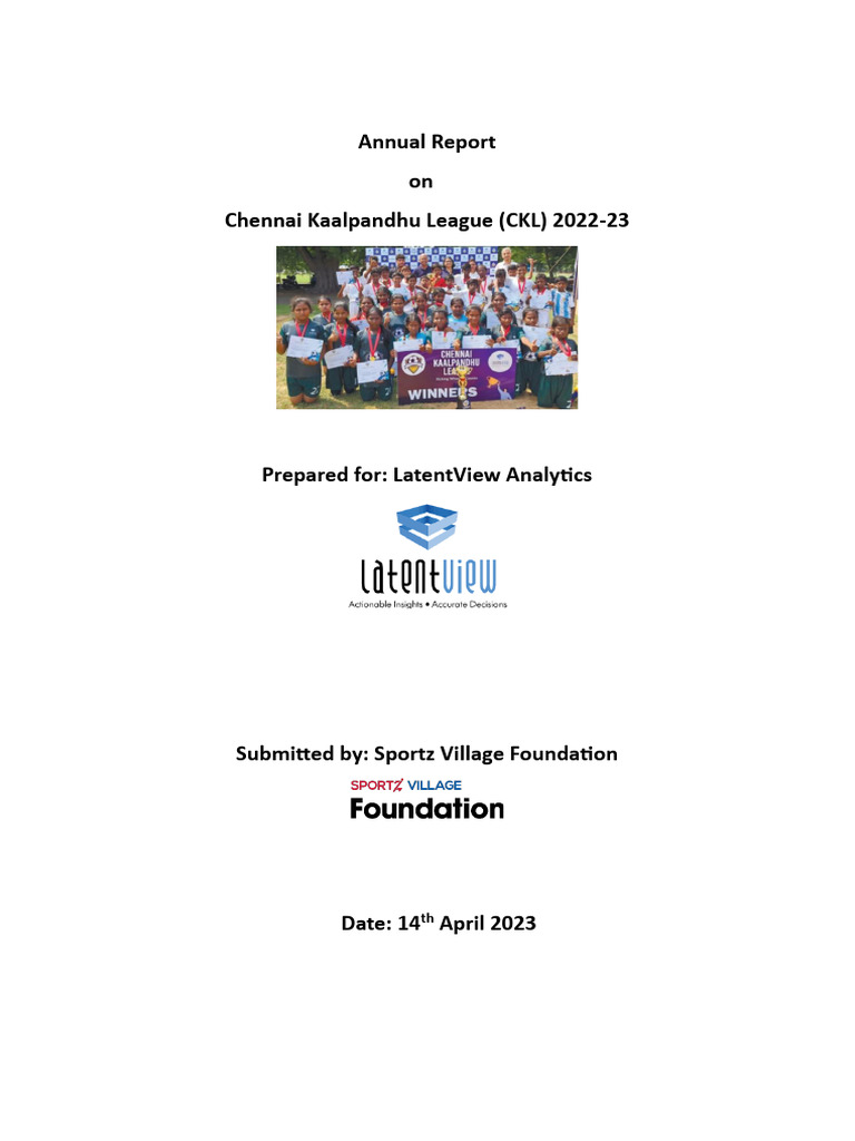Annual Report_CKL_2022-23_LatentView Analytics | PDF