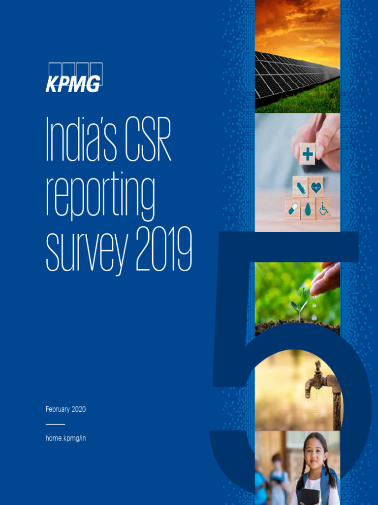 India S CSR Reporting Survey 2019 Summarised | PDF | Corporate Social ...